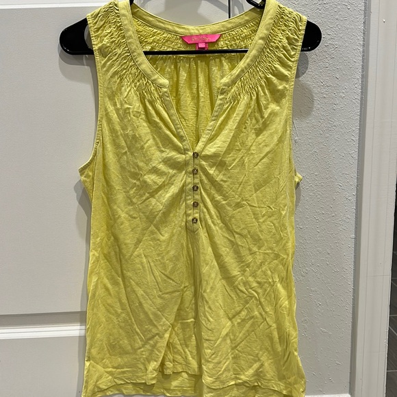Lilly Pulitzer | Tops | Lilly Pulitzer Essie Tank Top Size Large Worn ...